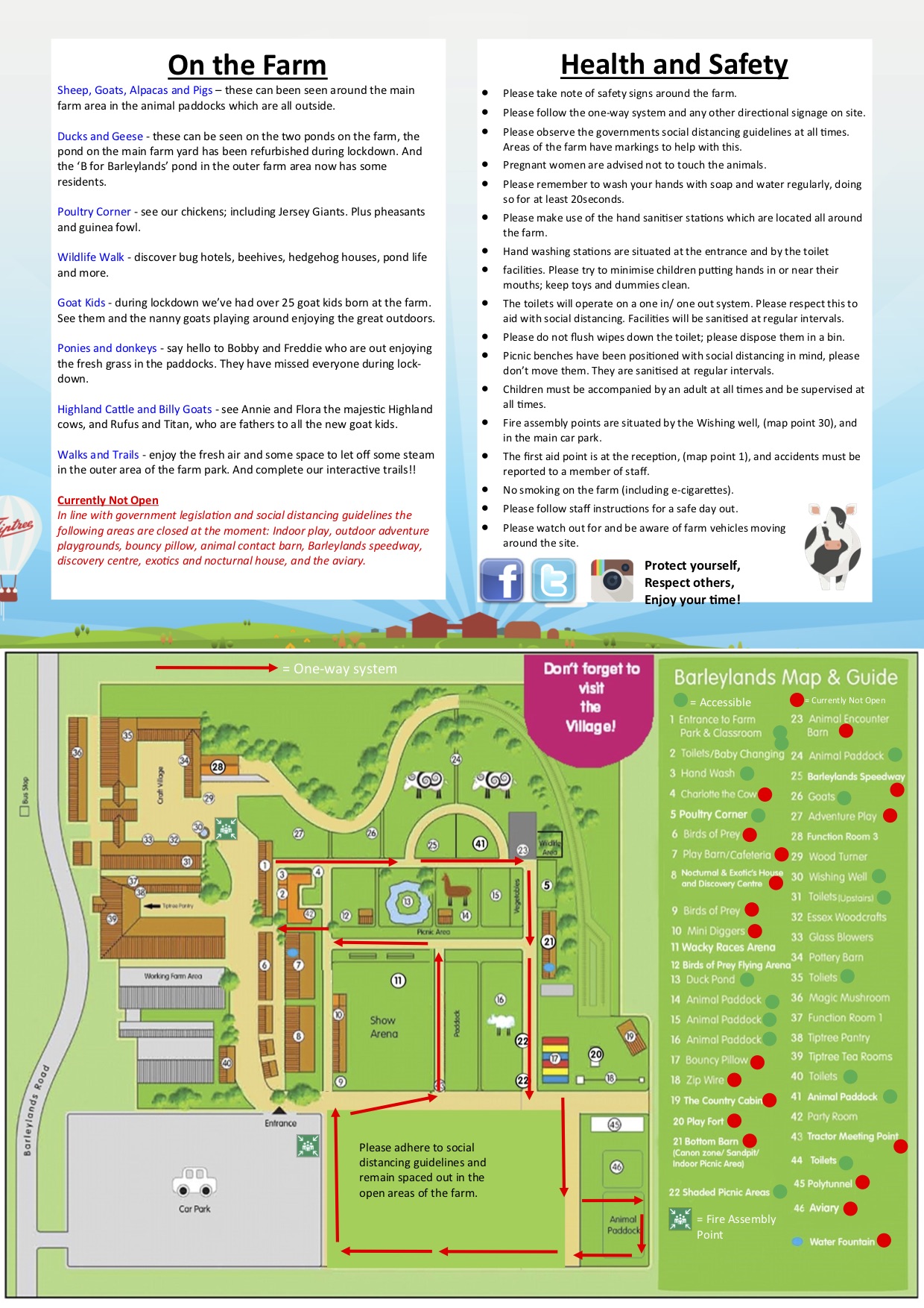 Map and Guide Farm Walks - Barleylands
