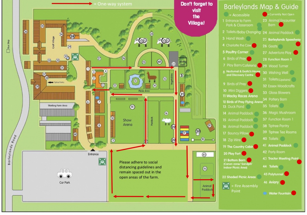 Map and Guide Farm Walks - Barleylands