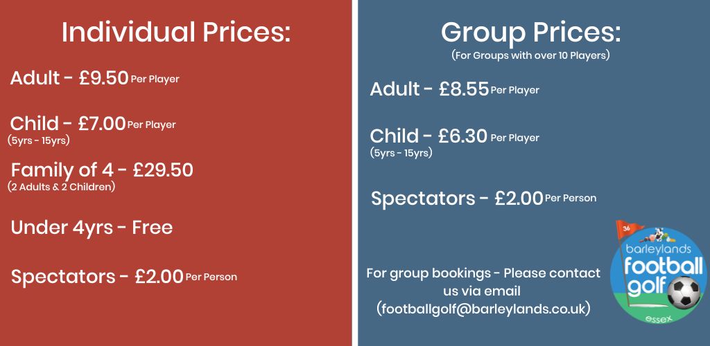 Individual Prices - Barleylands