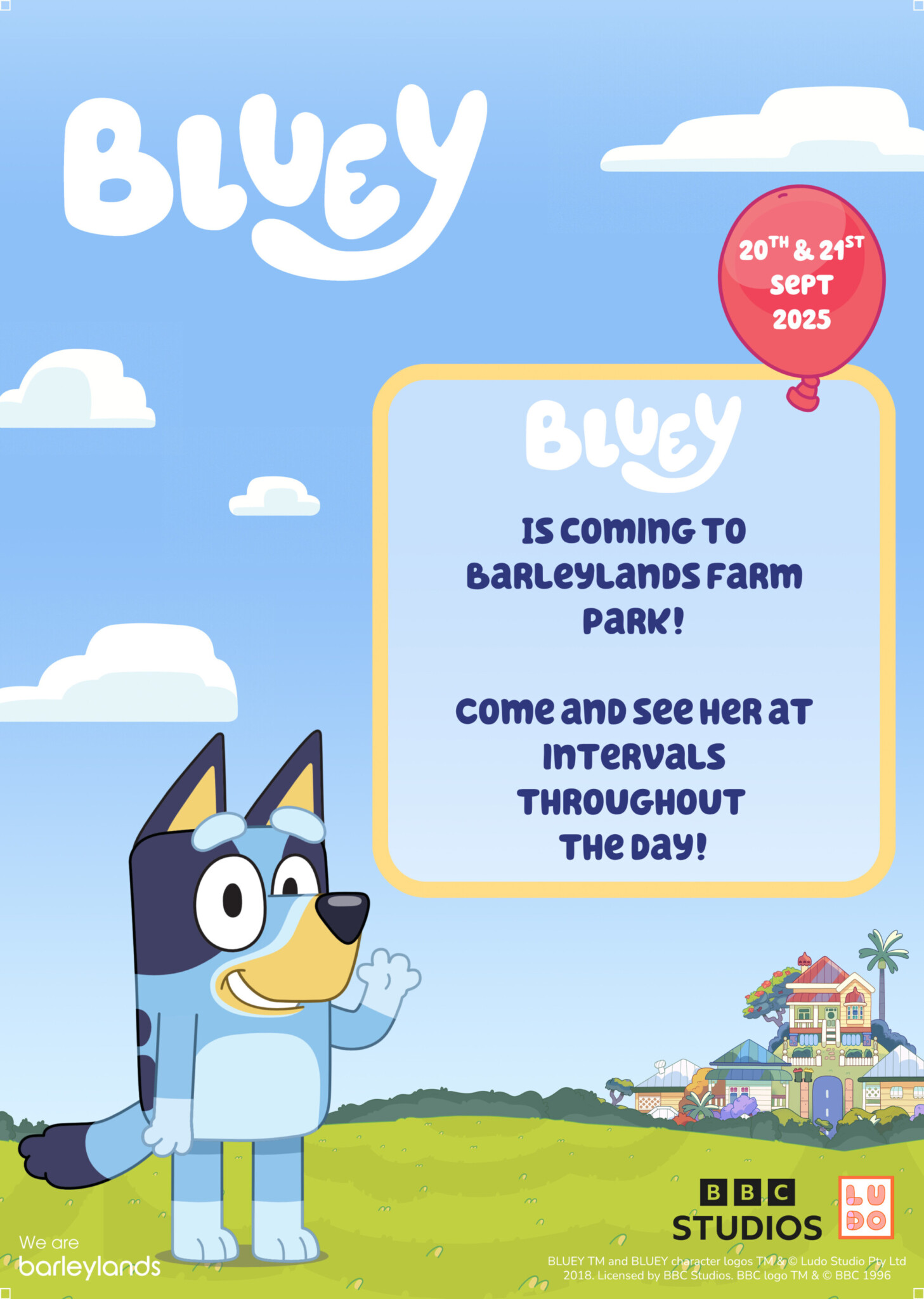 A4 Poster - Bluey - Barleylands